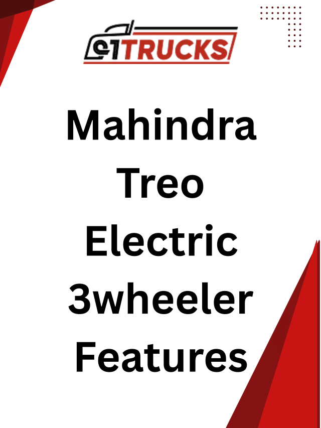 Mahindra Treo Electric 3-wheeler- Features - Commercial Vehicles News ...